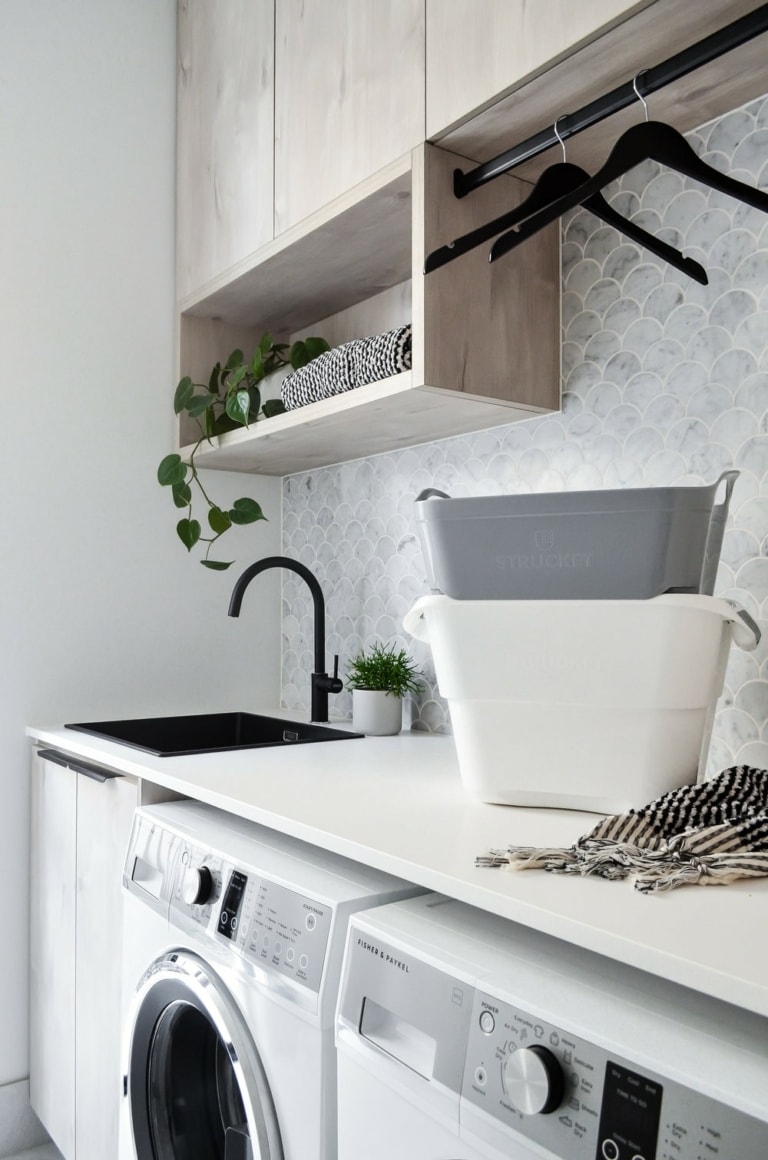 12 Stylish but Cheap Laundry Room Design Ideas