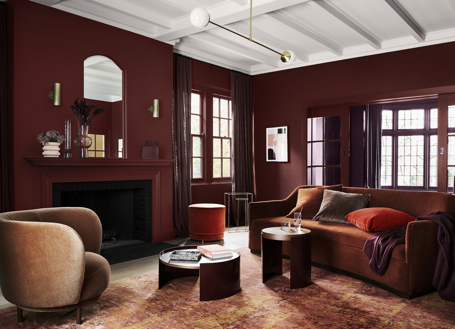 Best in Bold Red and Pale Pink Paint Colours