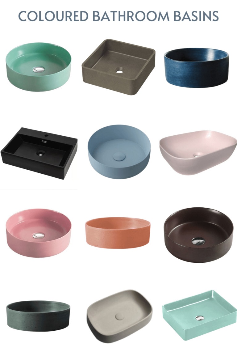 Coloured Bathroom Basins: Buying & Style Guide